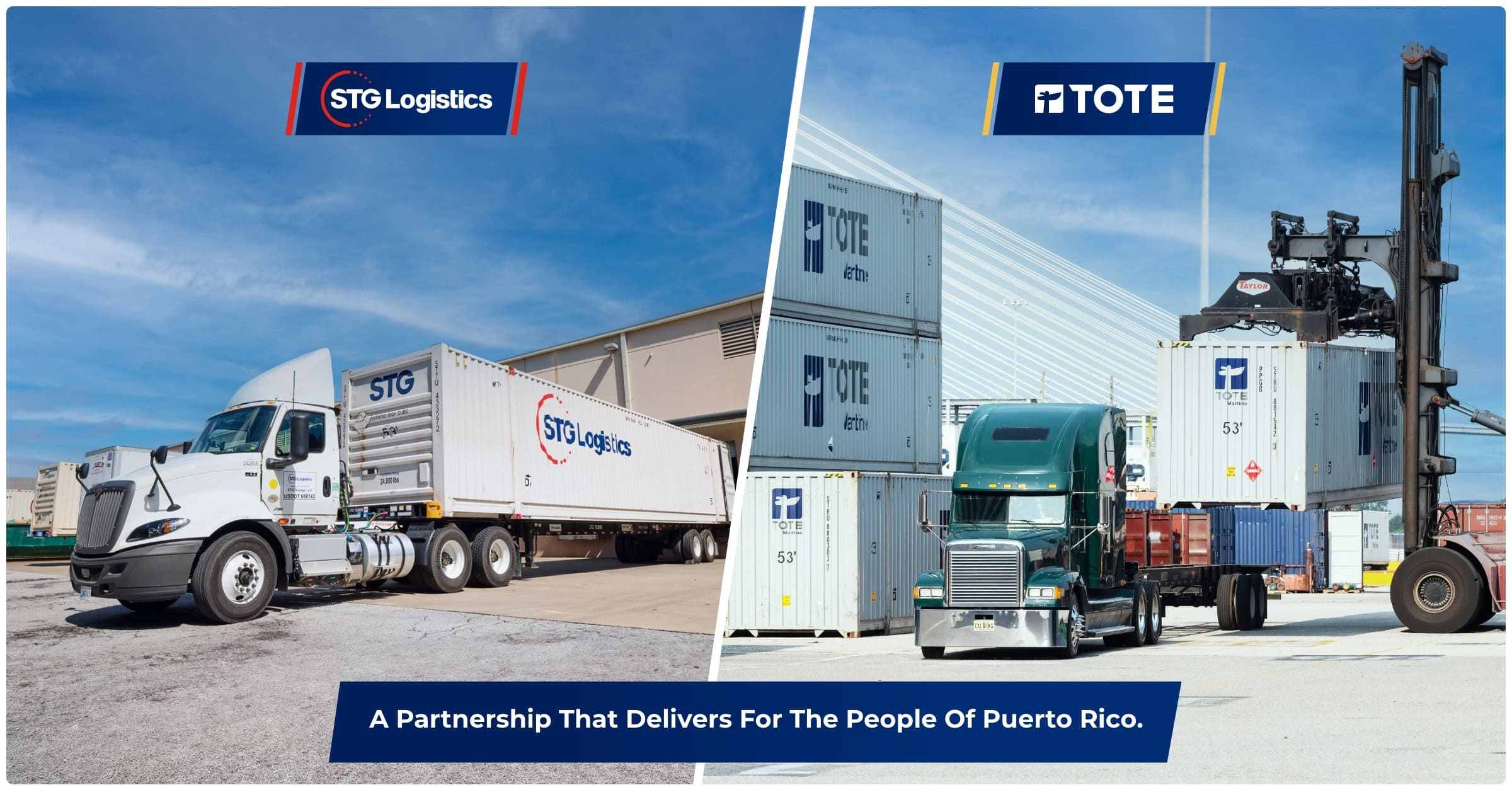 TOTE & STG Logistics Partner to Deliver a Faster Intermodal Shipping ...